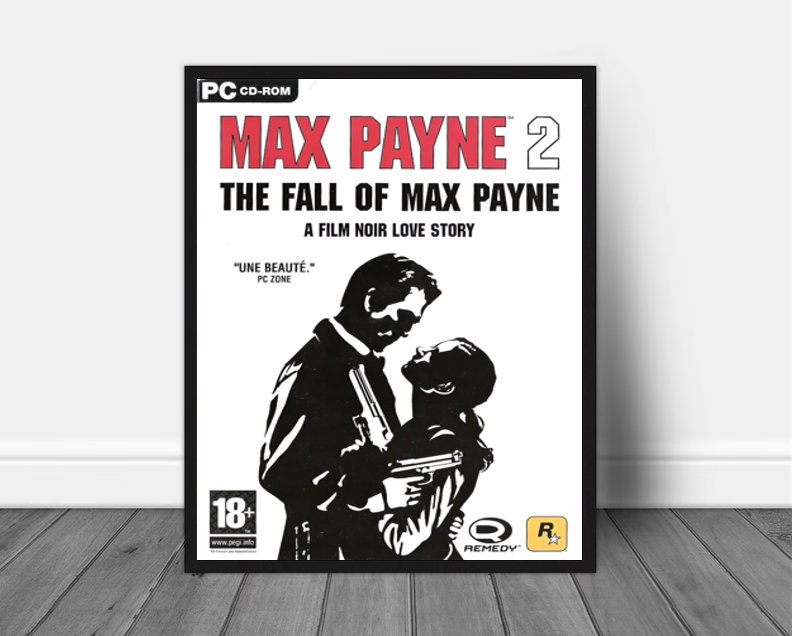 Max Payne 2: the Fall of Max Payne Box Art UPSCALED, Max Payne 2 Cover ...