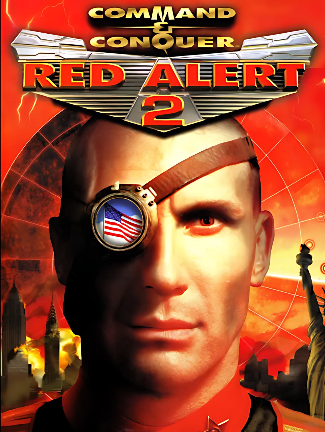 Red Alert 2 Box Art UPSCALED, Red Alert Cover Art, Game Art, Gamer Gift ...