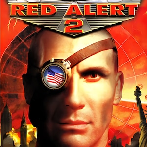 Red Alert 2 Box Art UPSCALED, Red Alert Cover Art, Game Art, Gamer Gift ...