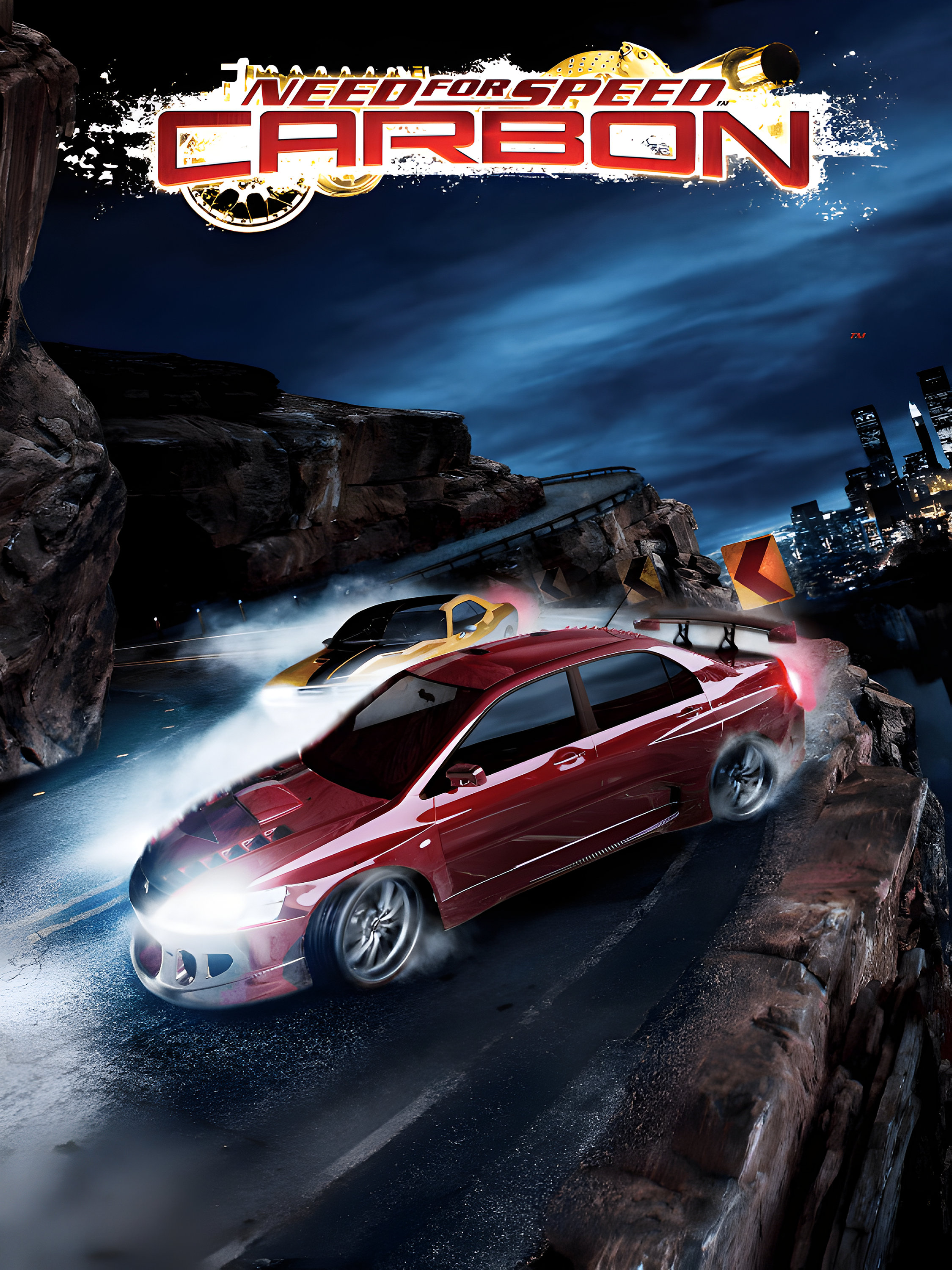 Need for Speed Carbon Box Art UPSCALED, NFS Carbon Cover Art, Game Art ...
