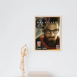 Half-life 2 Cover Art UPSCALED, Half-life 2 Box Art, Game Art, Gamer ...