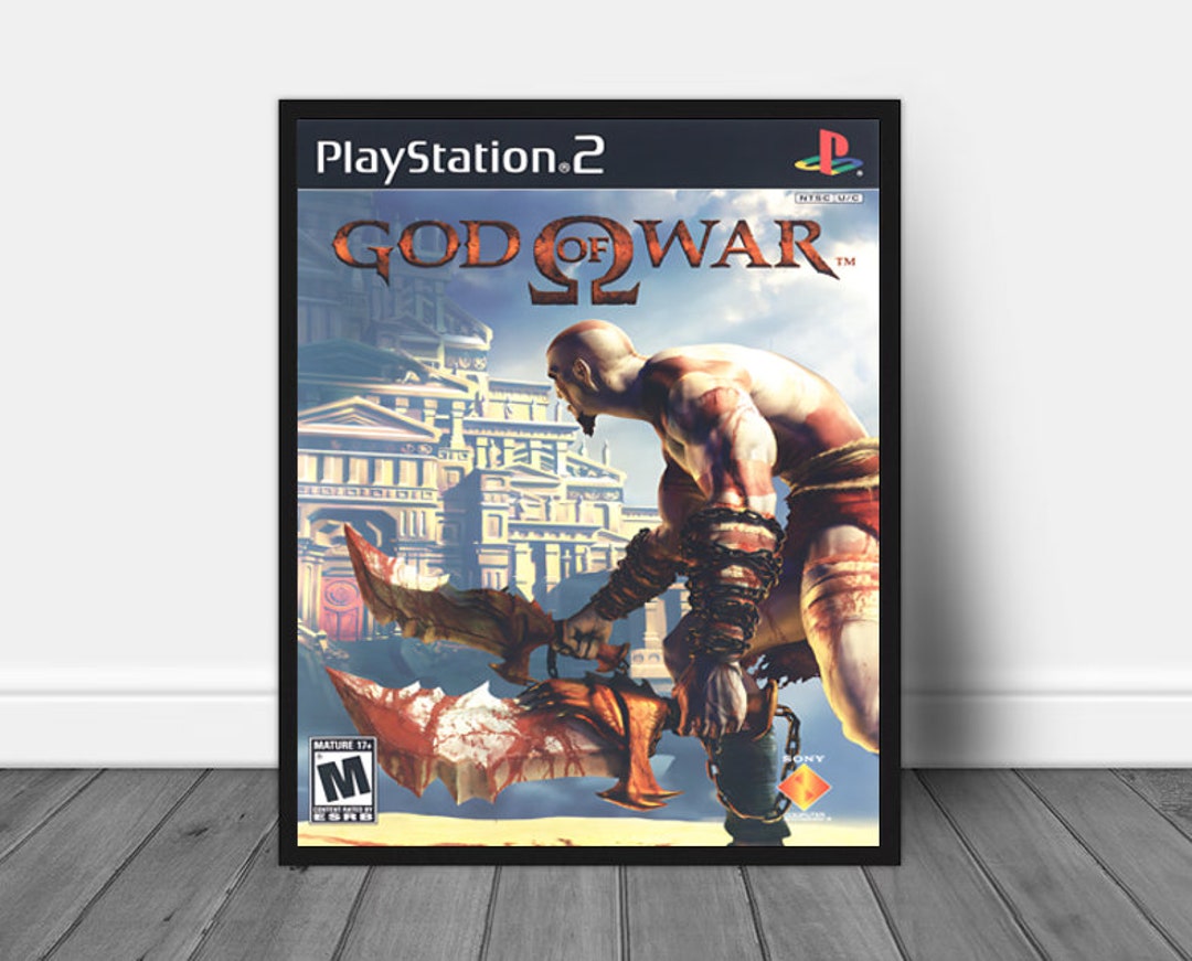 God of War Box Art UPSCALED, God of Warcover Art, Game Art, Gamer Gift ...