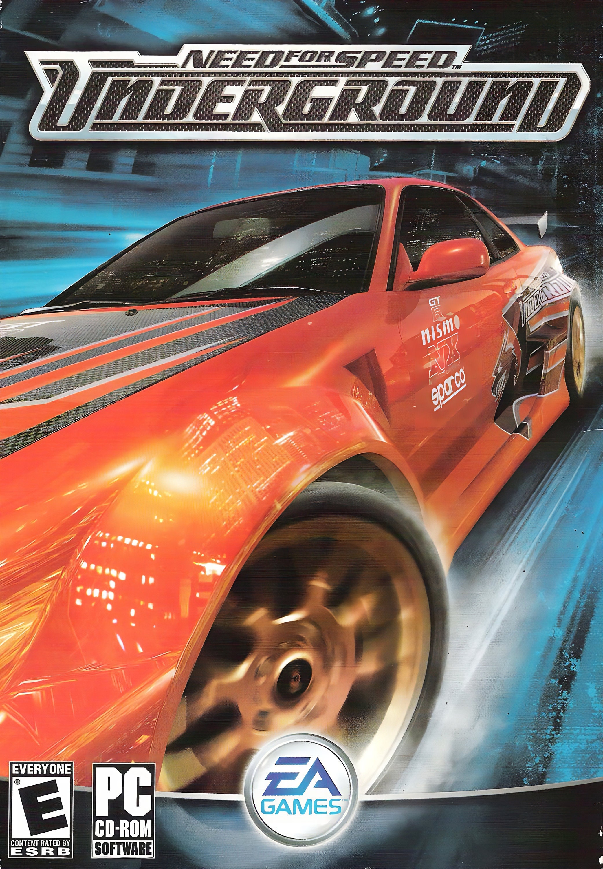 Need for Speed: Underground Box Art UPSCALED, Need for Speed Cover Art ...
