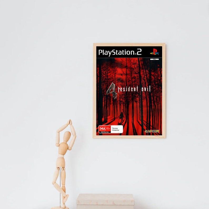 Resident Evil 4 Box Art UPSCALED, Resident Evil 4 Cover Art, Game Art ...