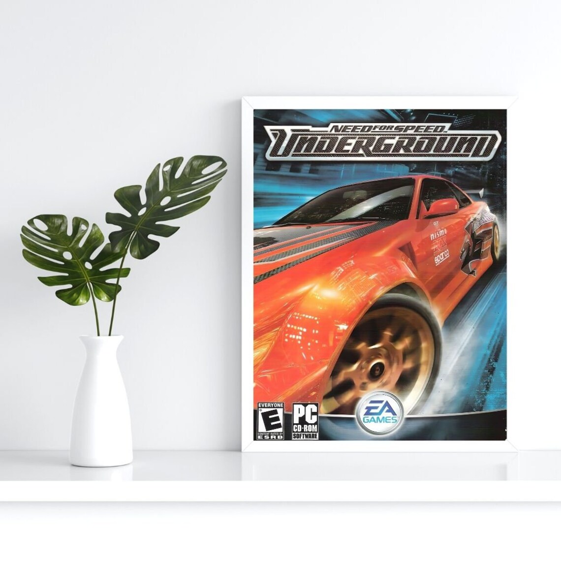 Need for Speed: Underground Box Art UPSCALED, Need for Speed Cover Art ...