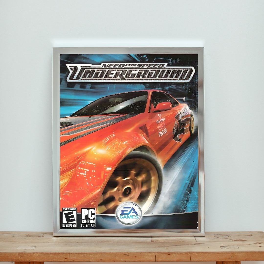 Need for Speed: Underground Box Art UPSCALED, Need for Speed Cover Art ...