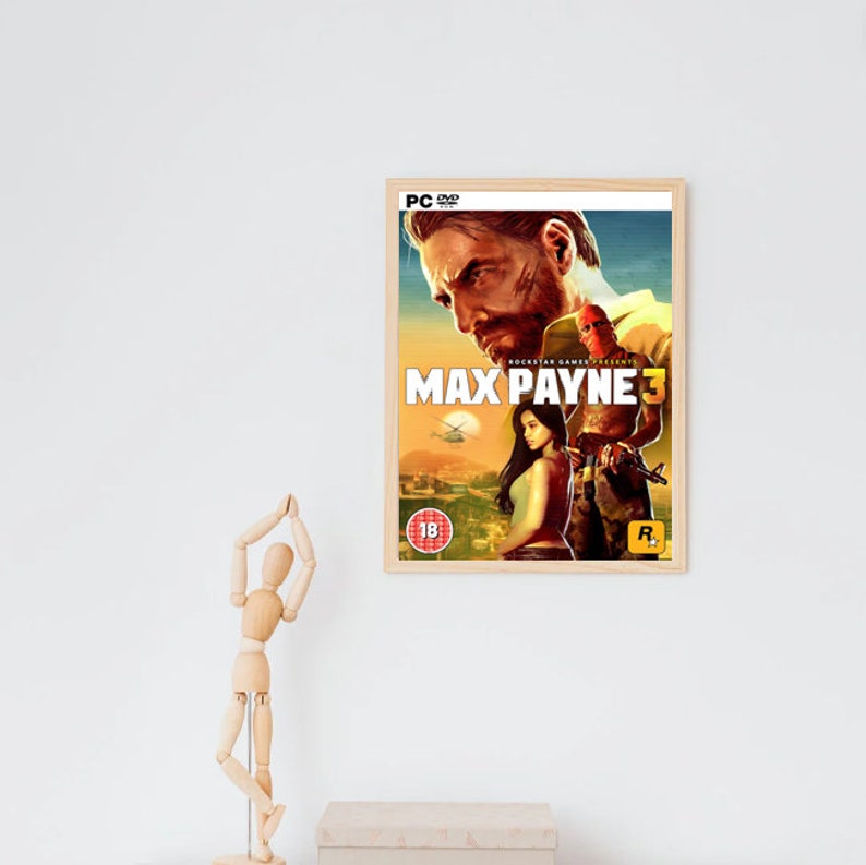 Max Payne 3 Box Art UPSCALED, Max Payne 3 Cover Art, Game Art, Gamer ...
