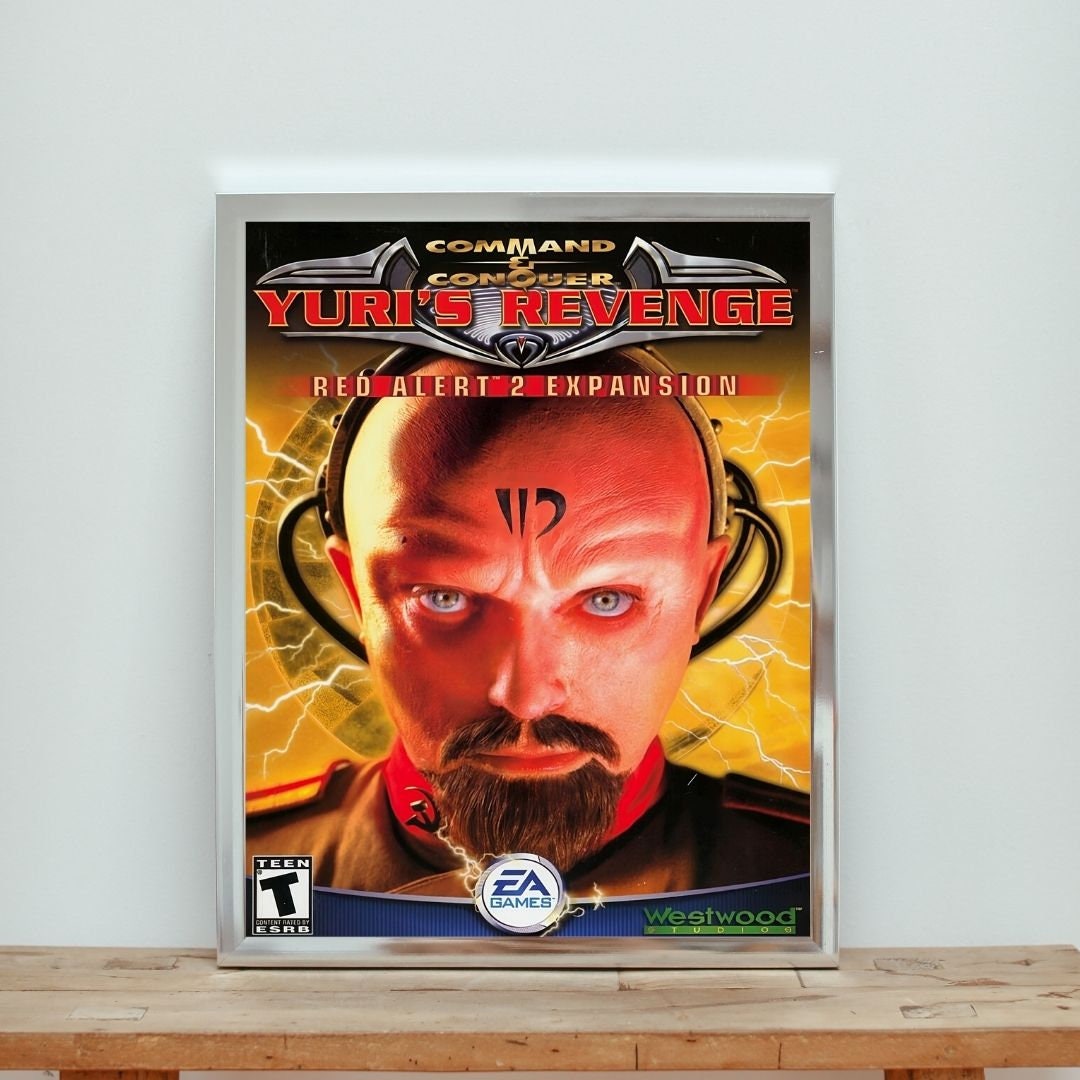 Red Alert 2: Yuri's Revenge Box Art UPSCALED, Red Alert 2 Cover Art ...