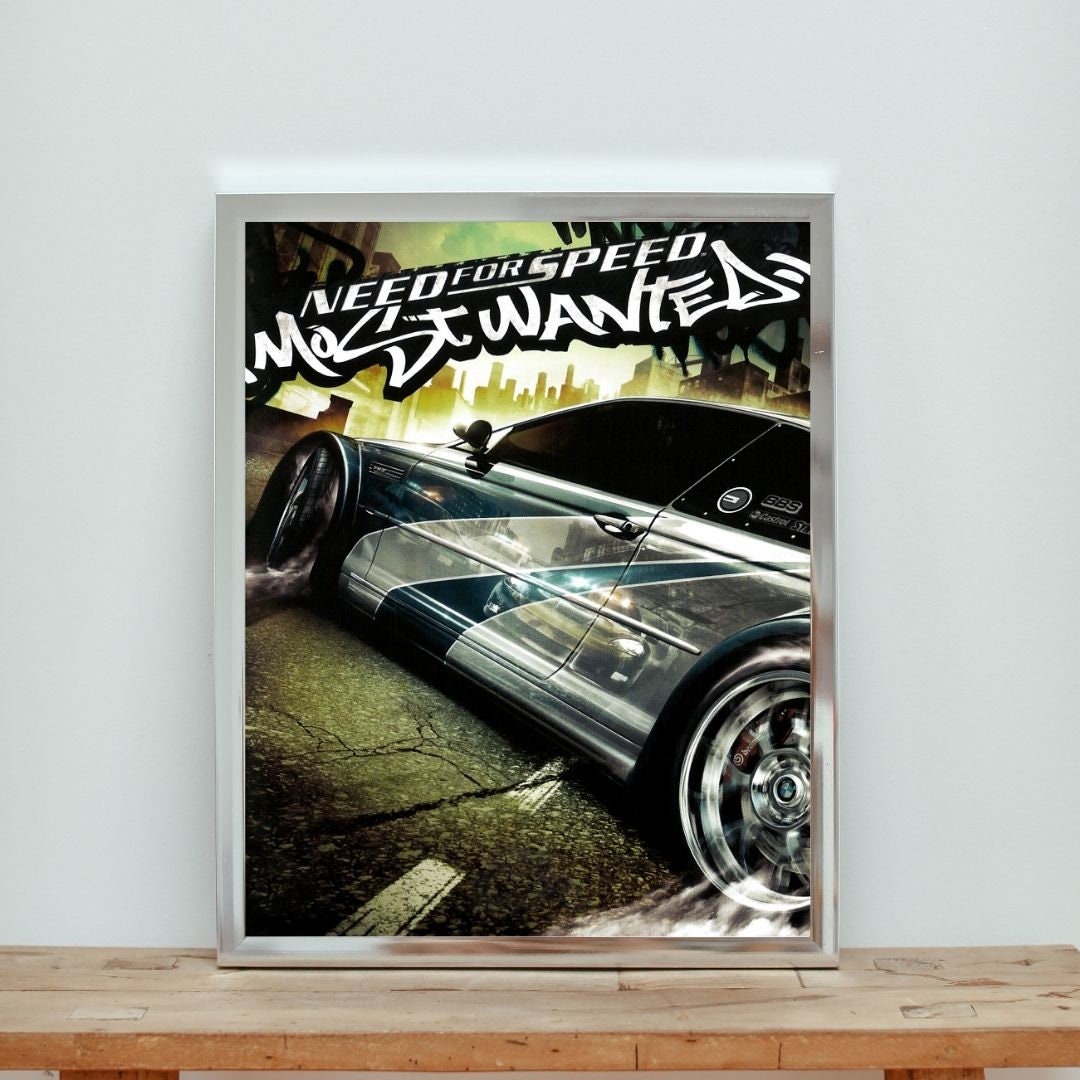 Need for Speed Most Wanted 2005 Box Art UPSCALED, NFS Most Wanted Cover ...