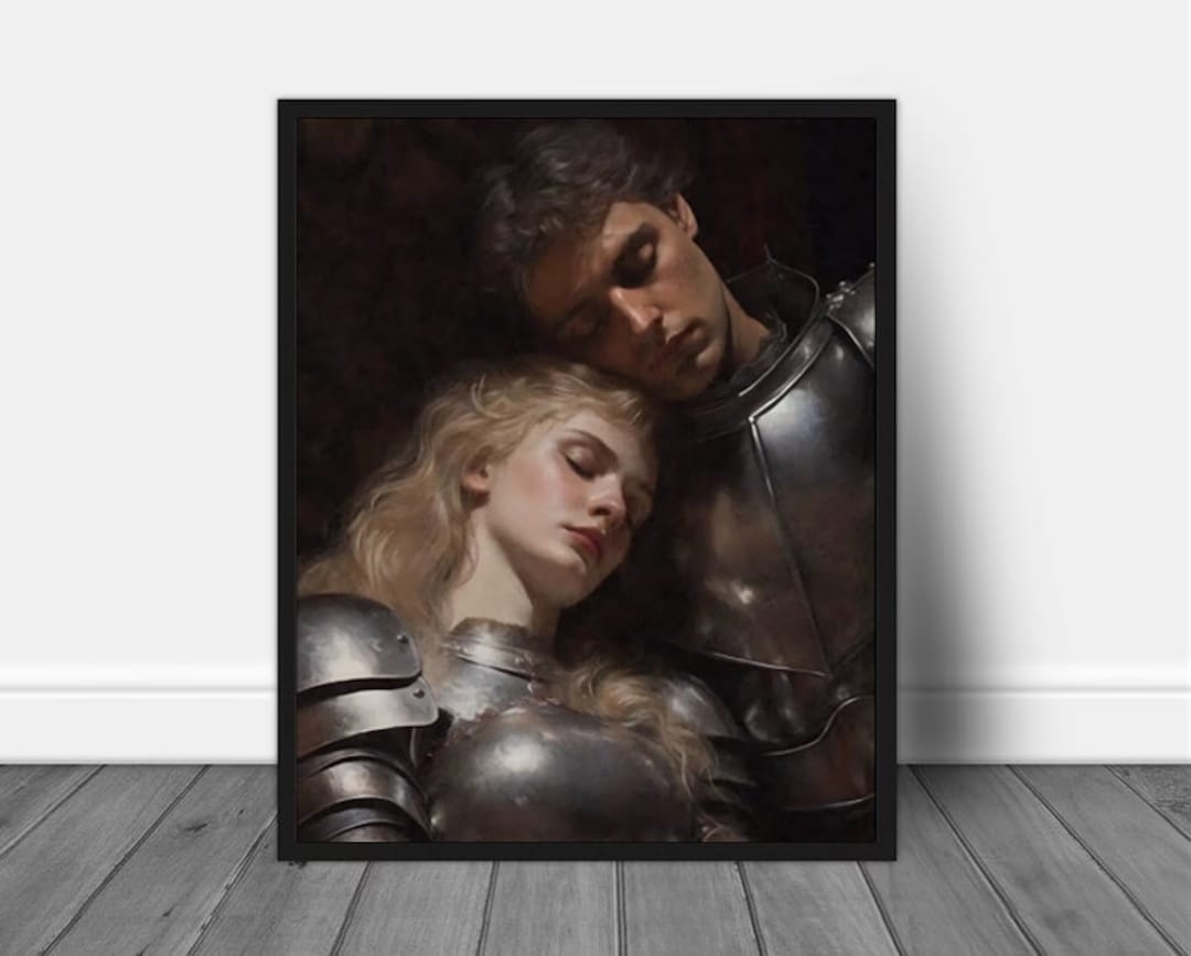 Knight Couple UPSCALED, Knight Couple Art, Knight Couple Poster ...