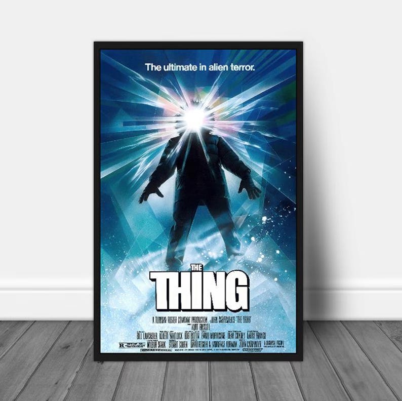The Thing 1982 Poster UPSCALED, the Thing 1982 Art, the Thing 1982 ...