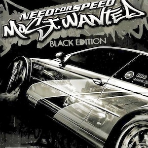 Need for Speed Most Wanted Black Edition PS2 Box Art UPSCALED, NFS Most ...