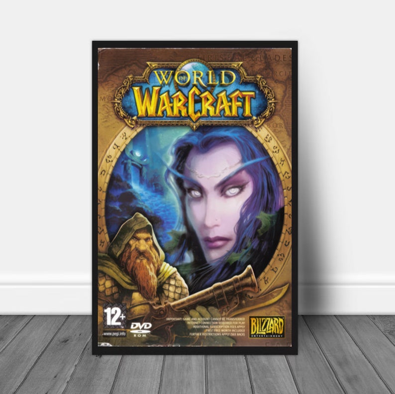 World of Warcraft Box Art UPSCALED, World of Warcraft Cover Art, Game ...