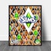 The Sims 3 Box Art UPSCALED, the Sims 3 Cover Art, Game Art, Gamer Gift ...