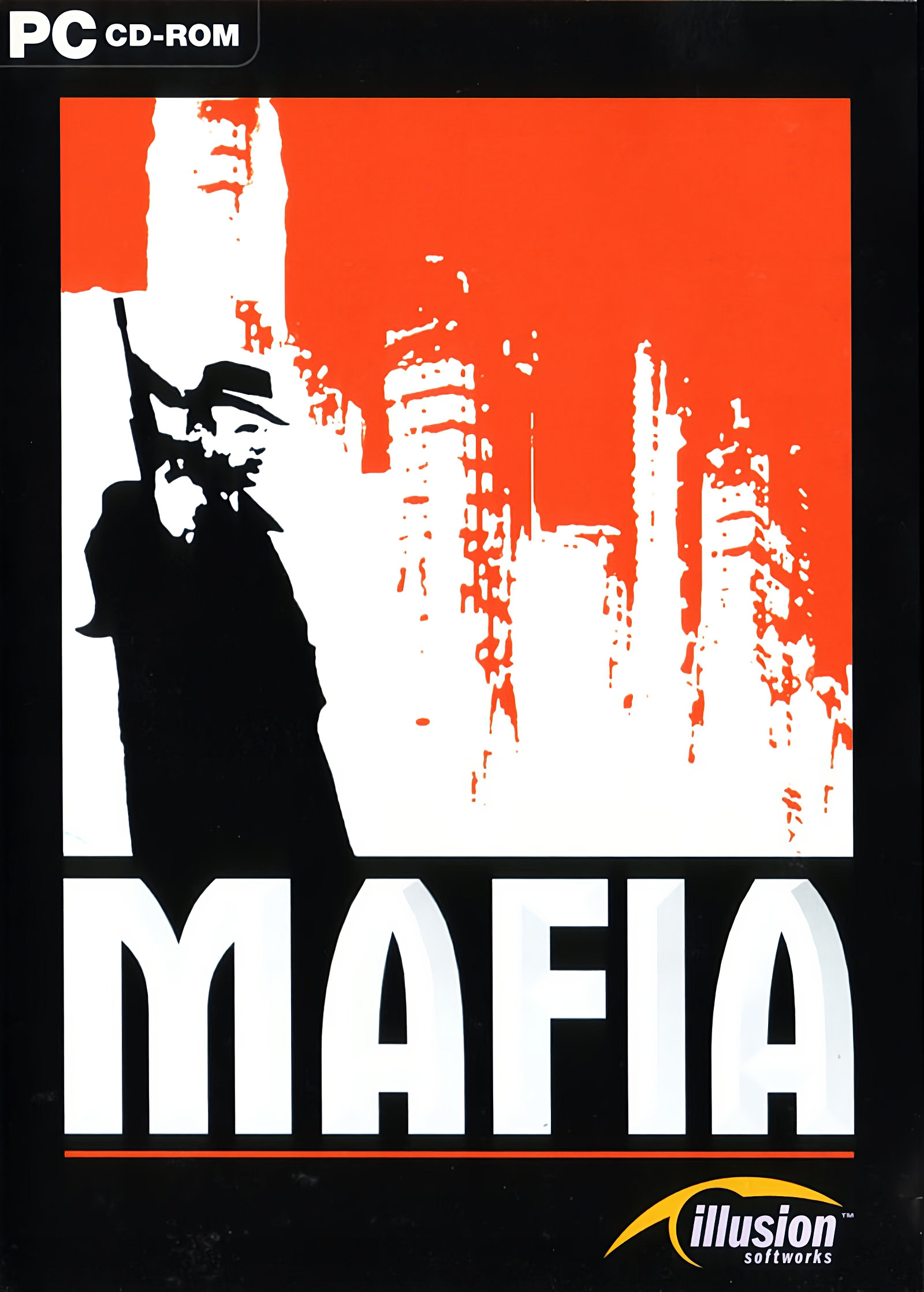 MAFIA Cover Art UPSCALED,MAFIA Box Art, Game Art, Gamer Gift, Video ...