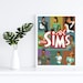 The Sims Box Art UPSCALED, the Sims Cover Art, Game Art, Gamer Gift ...
