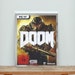 DOOM 2016 Box Art UPSCALED, Doomguy, Covert Art, Game Art, Gamer Gift ...