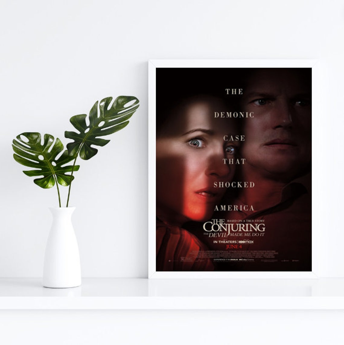 Conjuring: the Devil Made Me Do It UPSCALED, Conjuring Poster Art ...