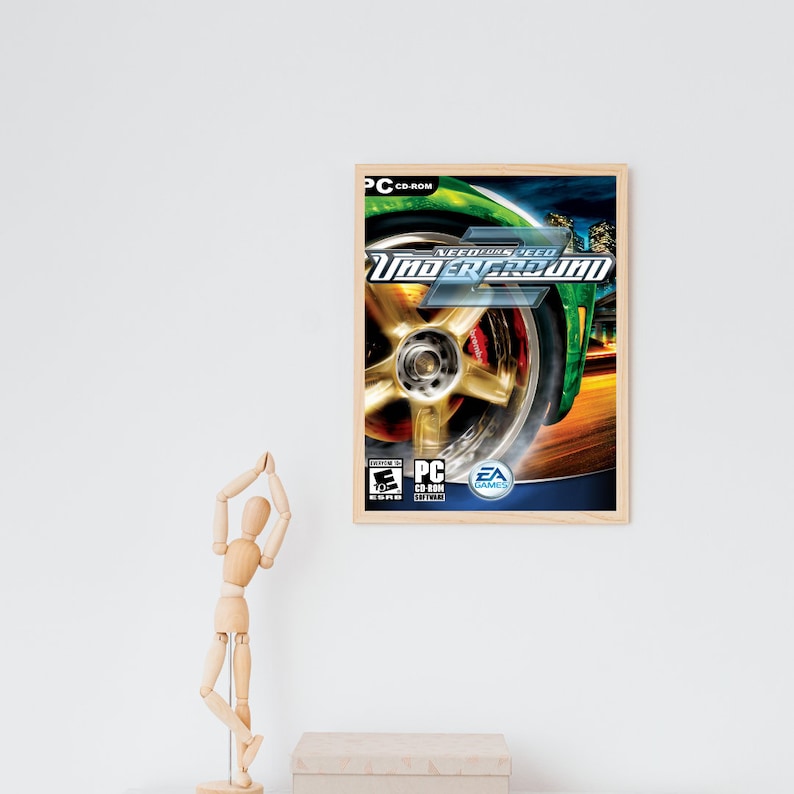 Need for Speed Underground 2 Box Art UPSCALED, NFS Underground 2 Cover ...