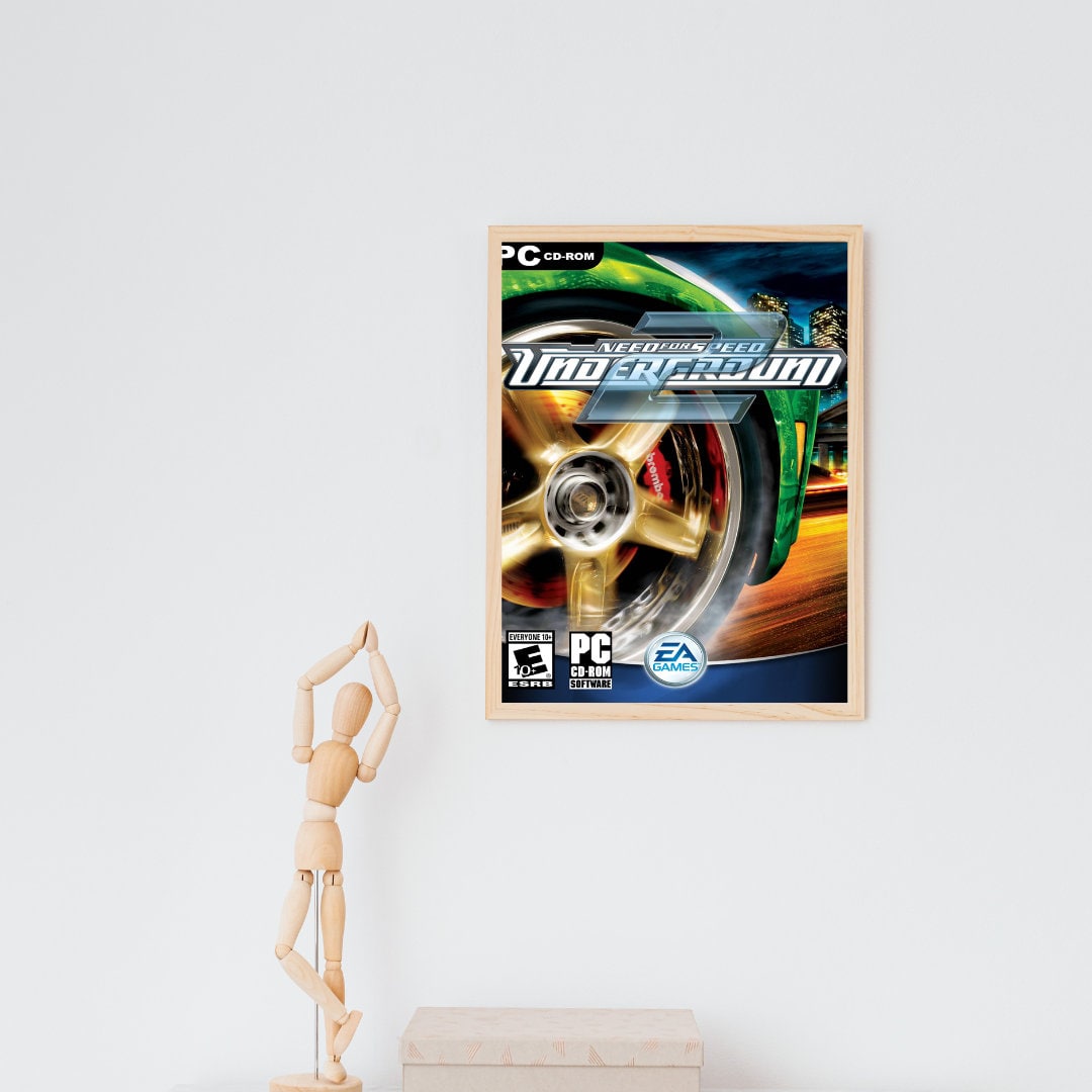 Need for Speed Underground 2 Box Art UPSCALED, NFS Underground 2 Cover ...