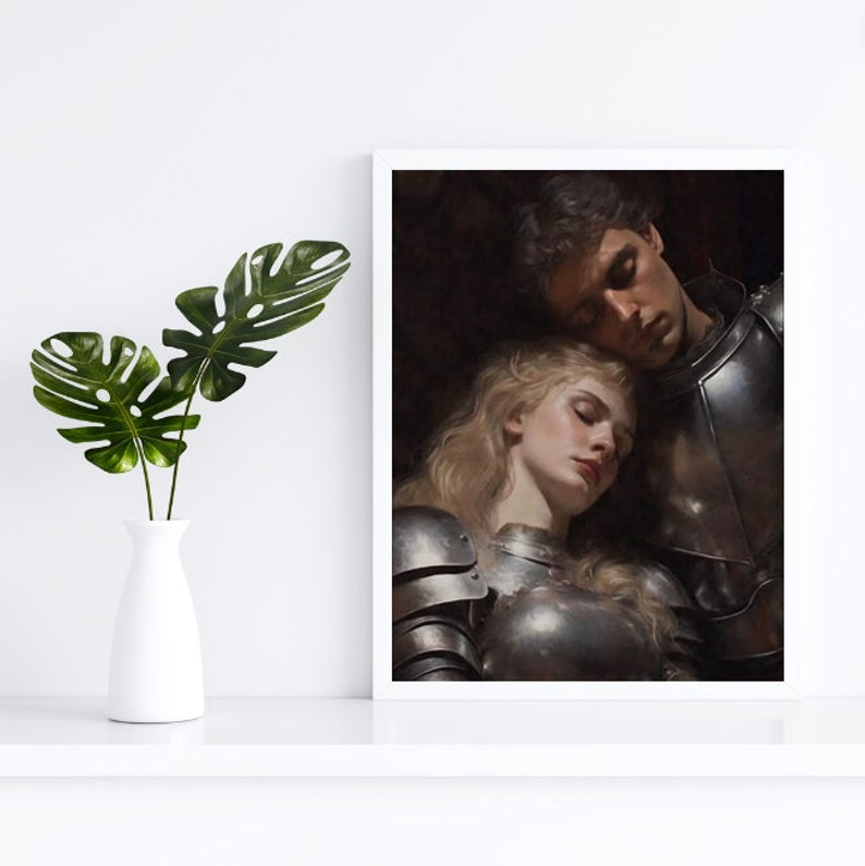 Knight Couple UPSCALED, Knight Couple Art, Knight Couple Poster ...