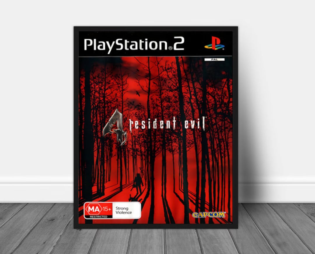 Resident Evil 4 Box Art UPSCALED, Resident Evil 4 Cover Art, Game Art ...