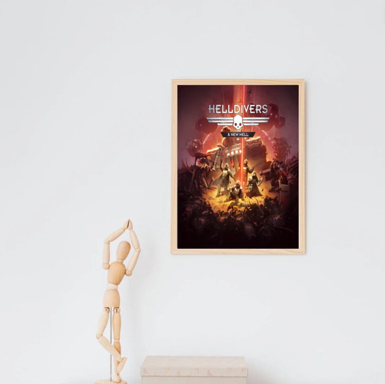 HELLDIVERS: A New Hell Art UPSCALED, HELLDIVERS A New Hell Cover Art ...