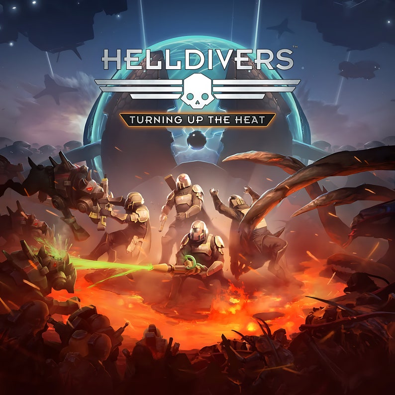 HELLDIVERS: Turning up the Heat Art UPSCALED, HELLDIVERS A New Hell ...
