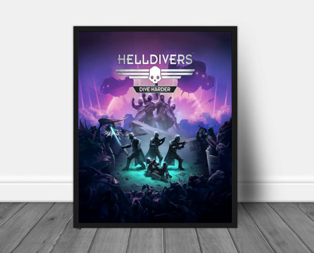HELLDIVERS: Dive Harder Art UPSCALED, HELLDIVERS Dive Harder Cover Art ...
