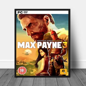 Max Payne 3 Box Art UPSCALED, Max Payne 3 Cover Art, Game Art, Gamer ...