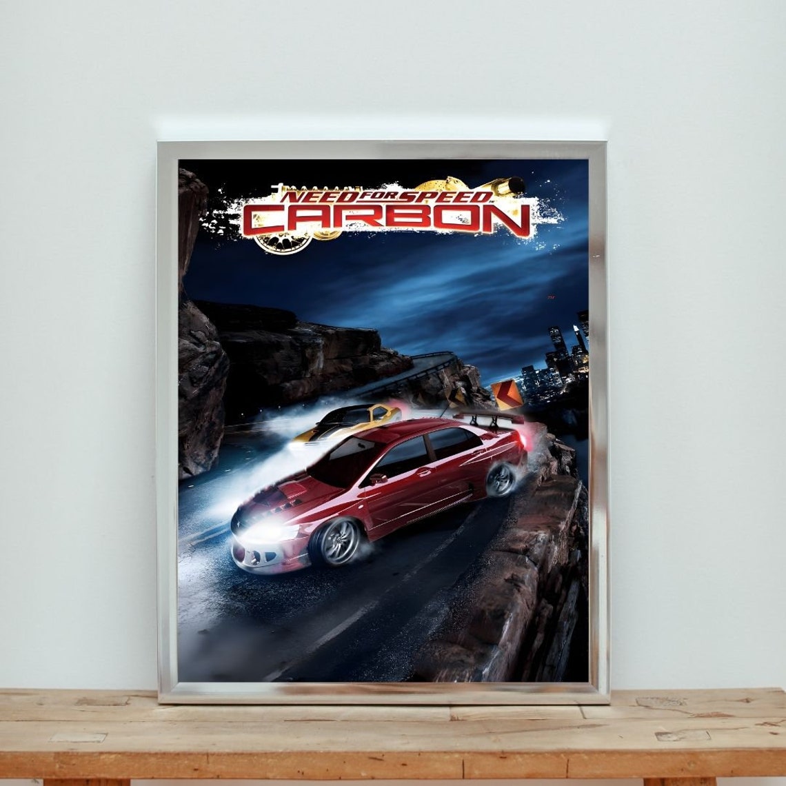 Need for Speed Carbon Box Art UPSCALED, NFS Carbon Cover Art, Game Art ...