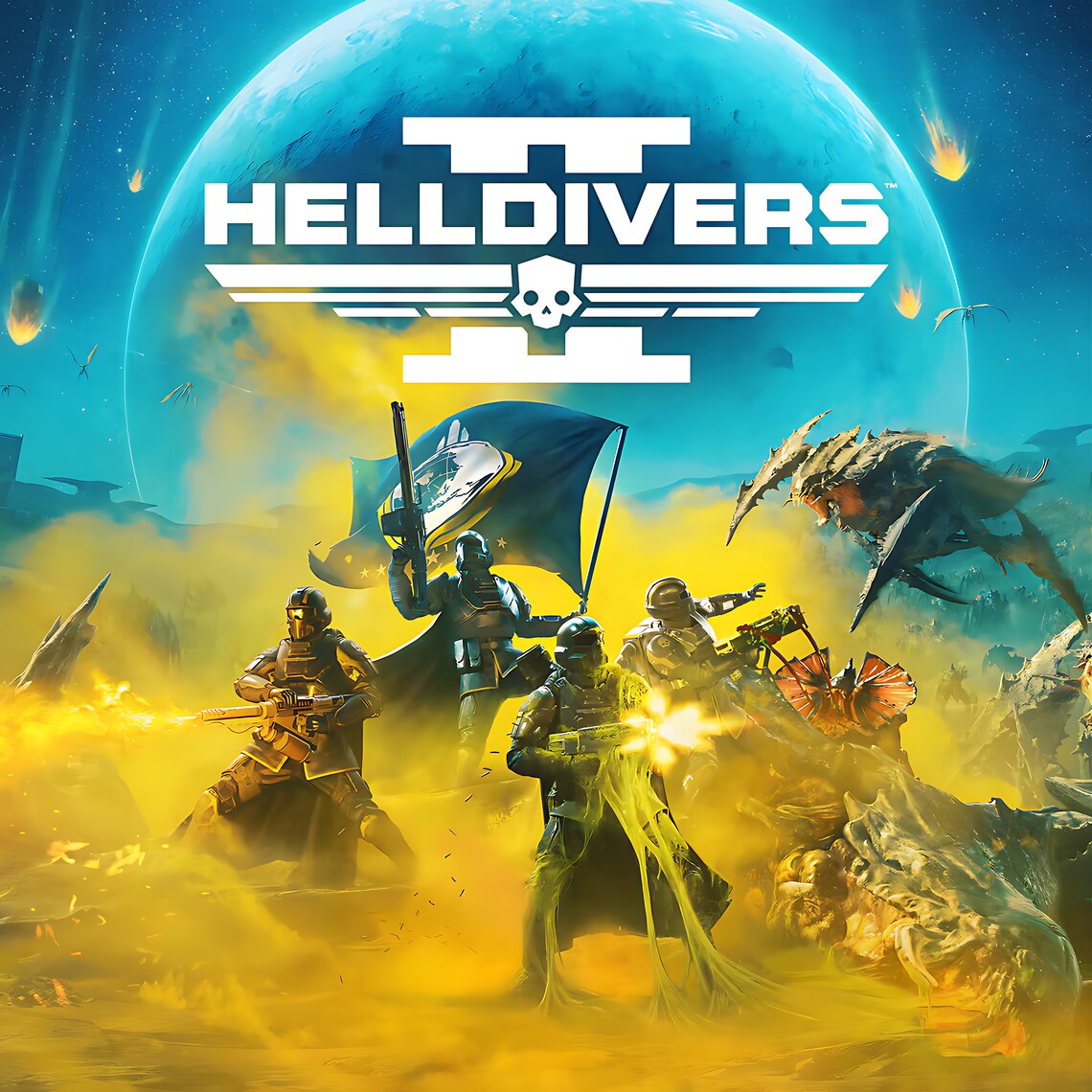 HELLDIVERS II Art UPSCALED, Helldivers 2 Cover Art, Game Art, Gamer ...