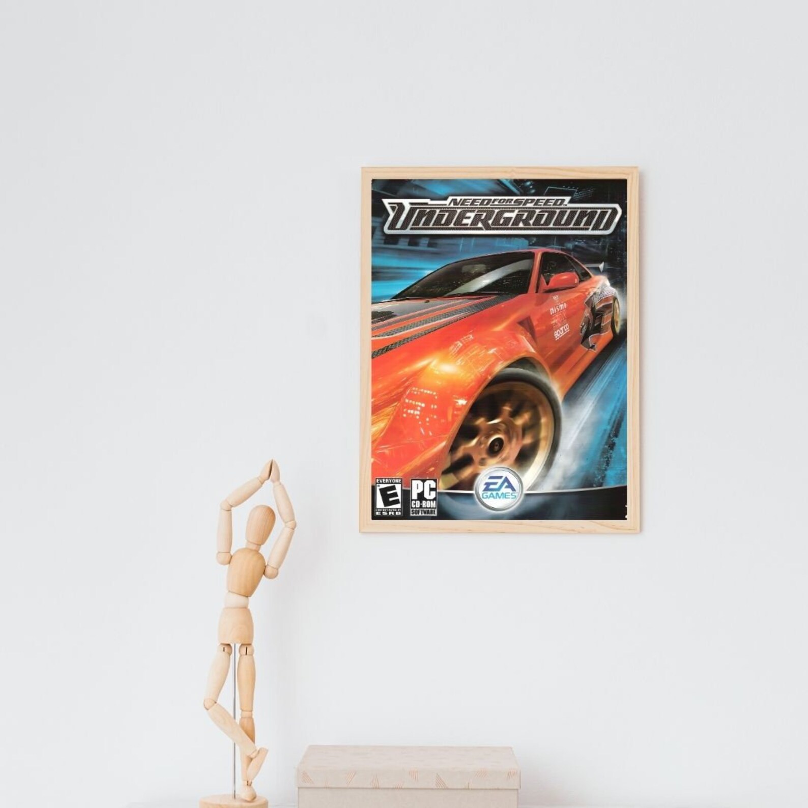 Need for Speed: Underground Box Art UPSCALED, Need for Speed Cover Art ...