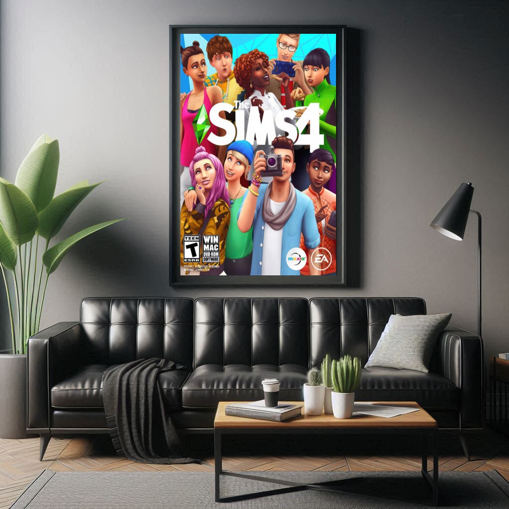 Die Sims 4 Box Art, Die Sims 4 Cover Art, Die Sims 4 Cover Art, Die Sims 4, Gamer Geschenk ...