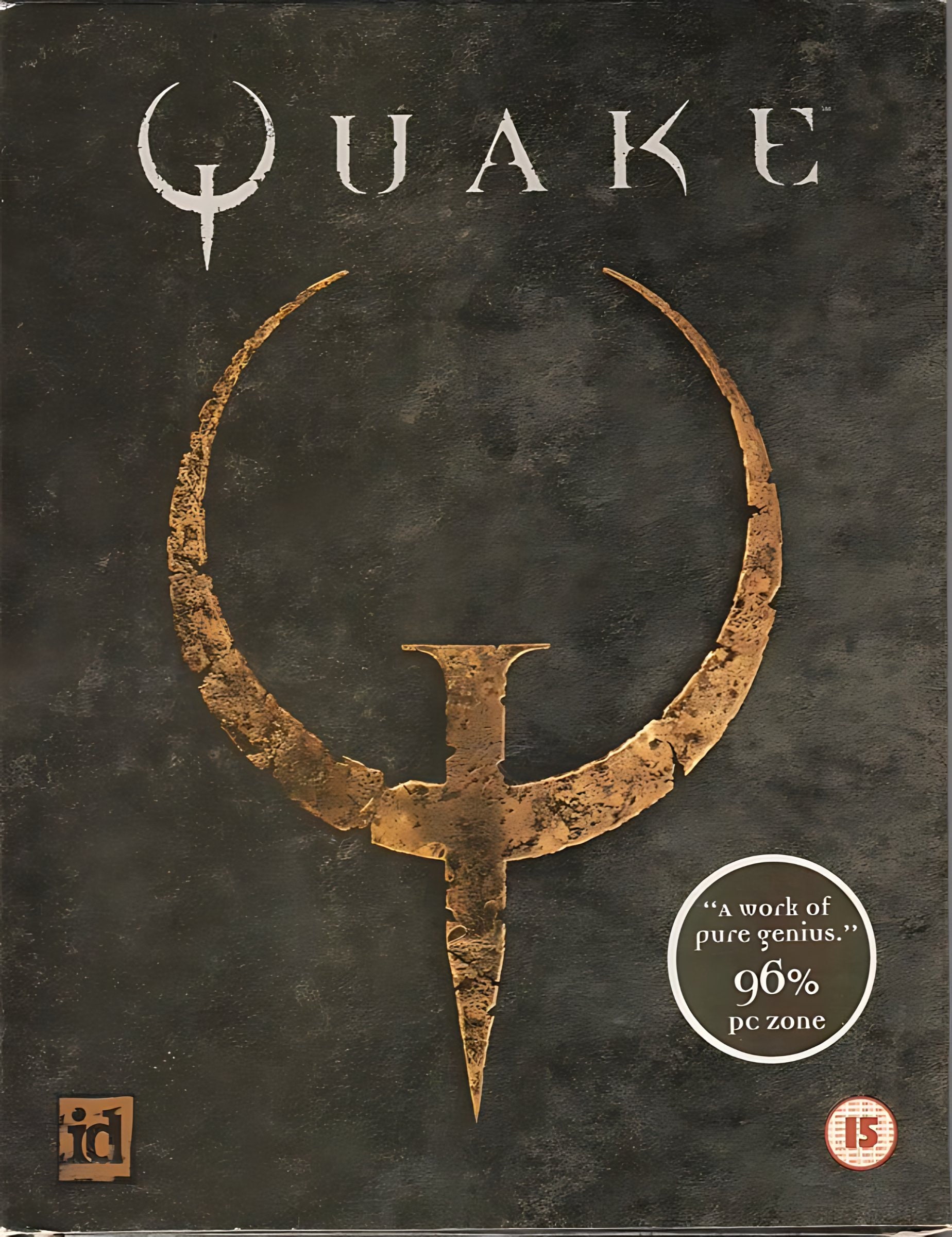 Quake Box Art UPSCALED, Quake Cover Art, Game Art, Gamer Gift, Video ...