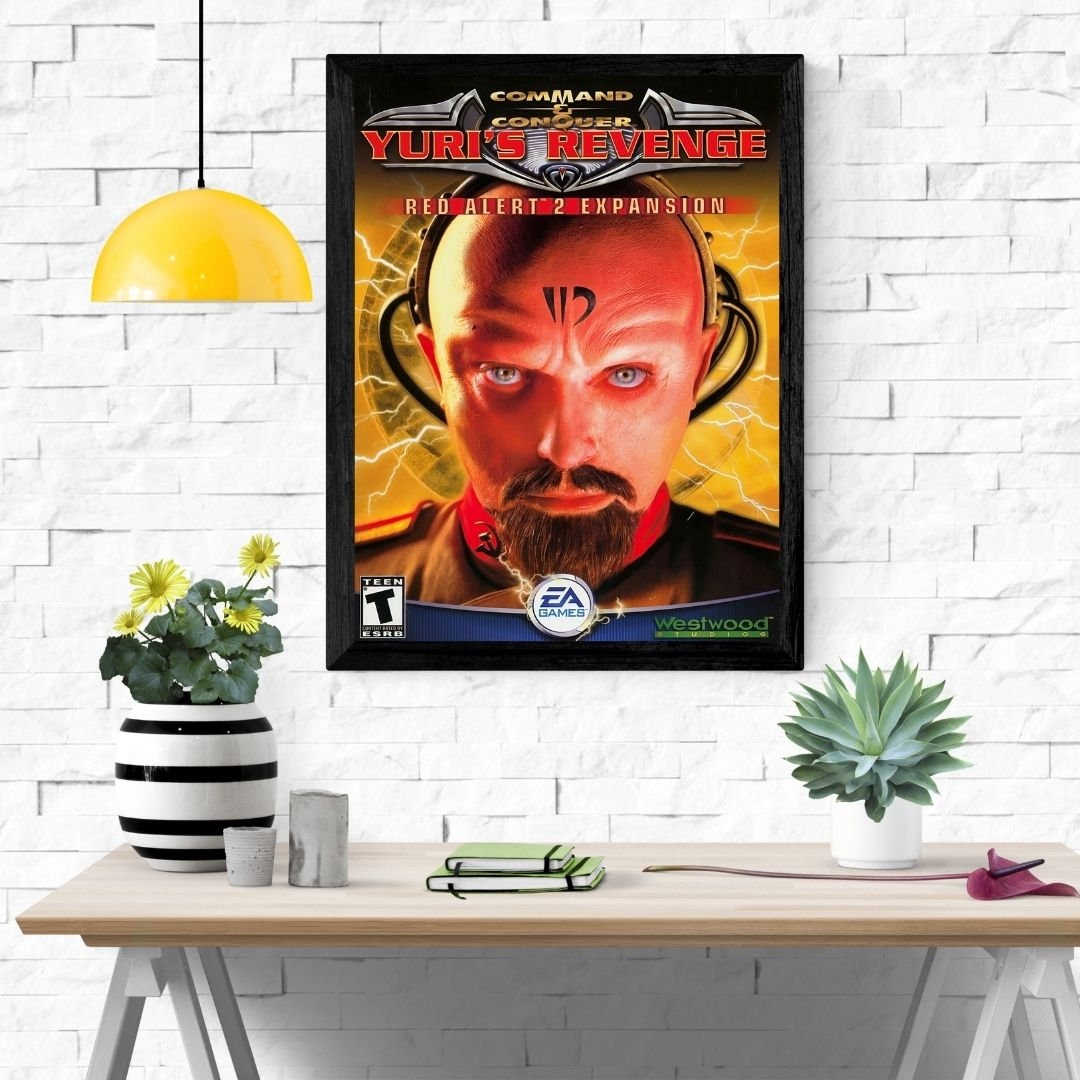 Red Alert 2: Yuri's Revenge Box Art UPSCALED, Red Alert 2 Cover Art ...