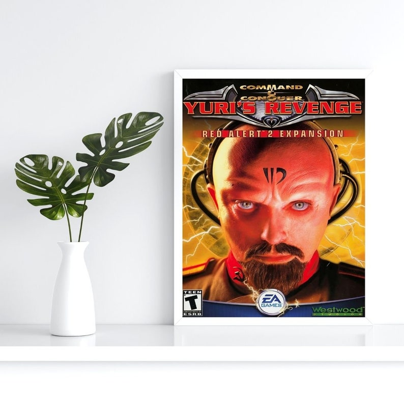 Red Alert 2: Yuri's Revenge Box Art UPSCALED, Red Alert 2 Cover Art ...