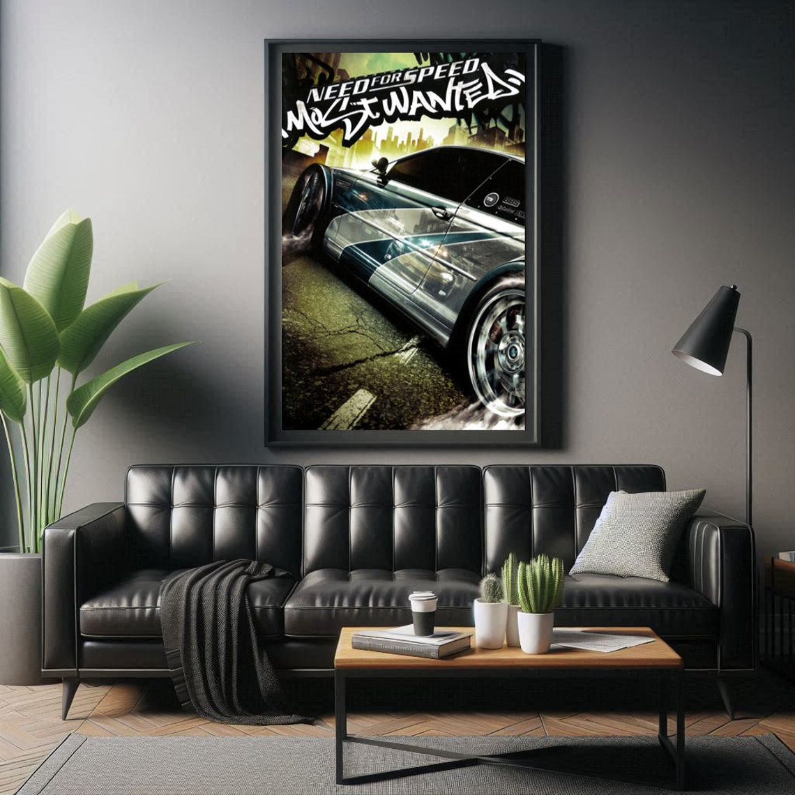 Need for Speed Most Wanted 2005 Box Art UPSCALED, NFS Most Wanted Cover ...