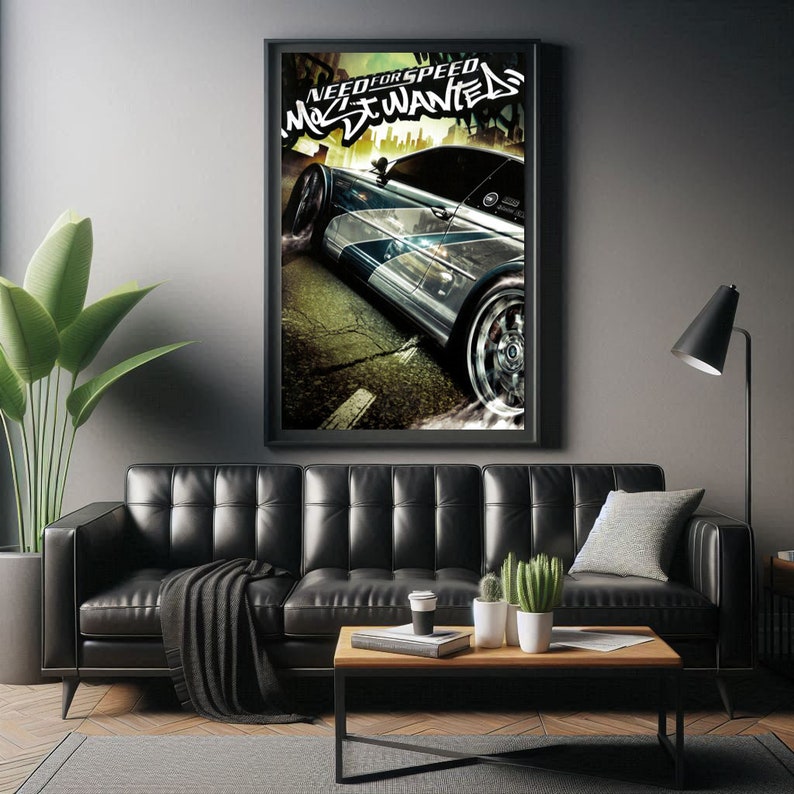 Need for Speed Most Wanted 2005 Box Art UPSCALED, NFS Most Wanted Cover ...