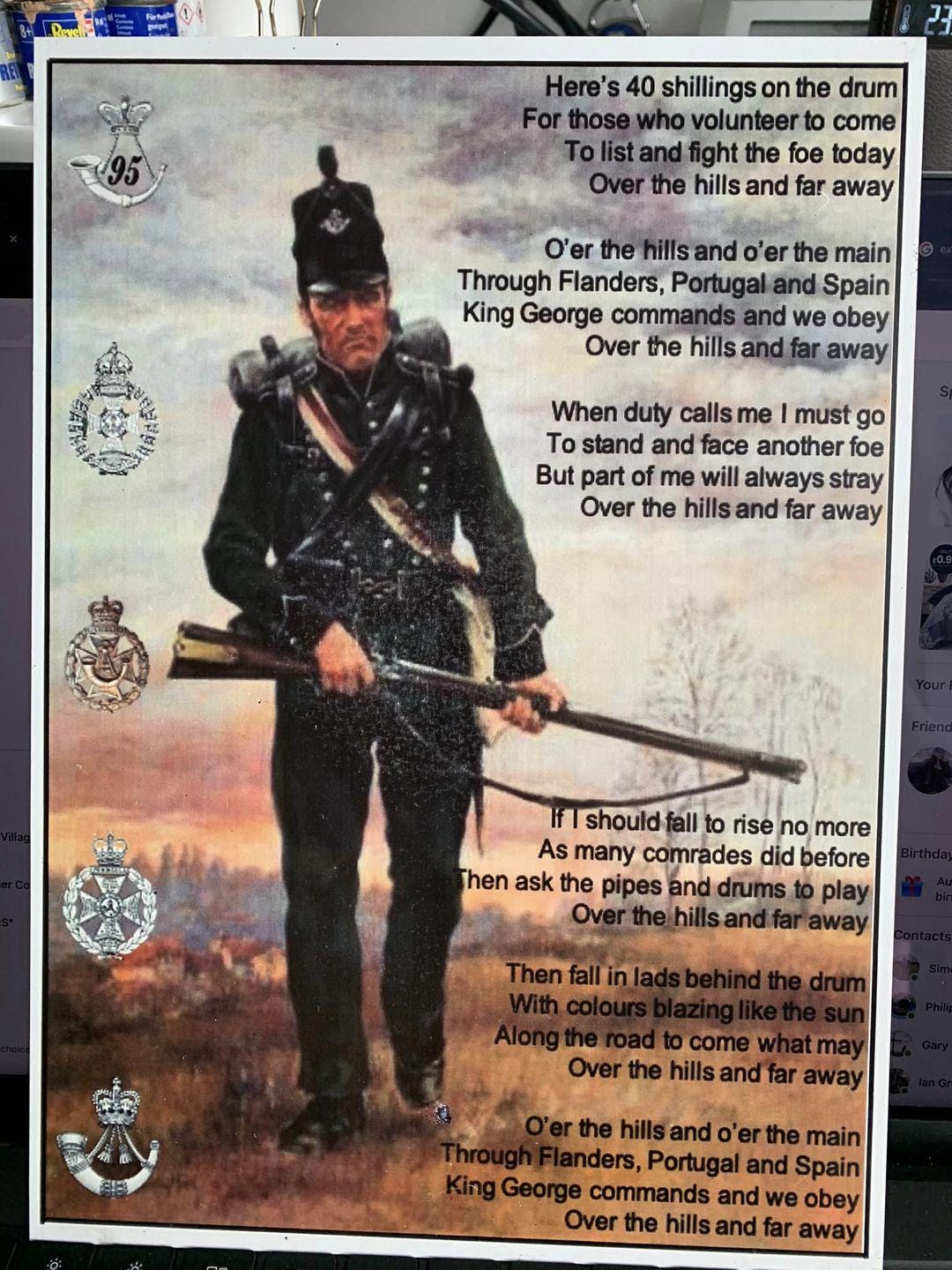 95th Rifles Rifleman 40 Shillings Sharpe Peninsula Wars - Etsy