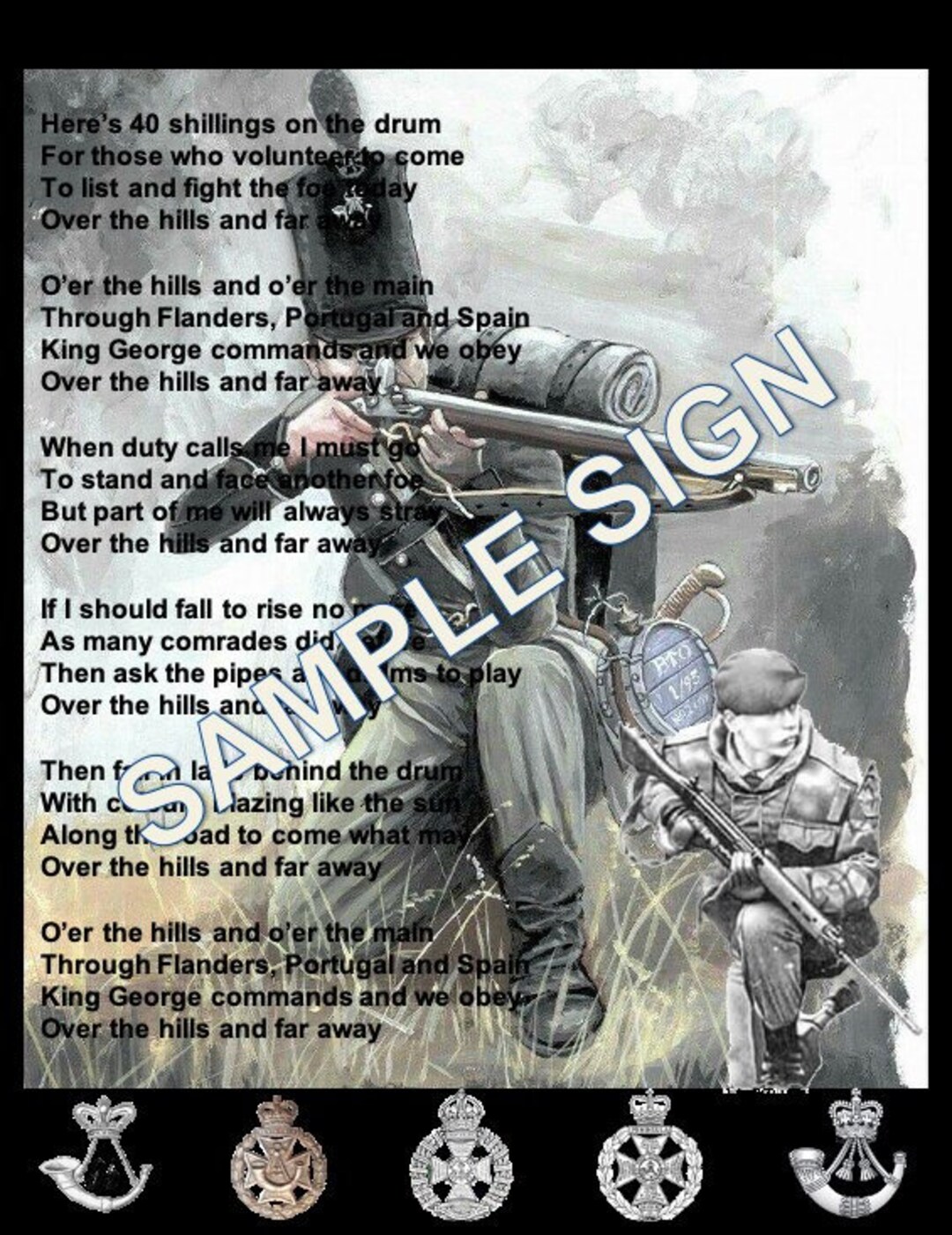 95th Rifles Army Royal Green Jackets Peninsular War Military - Etsy