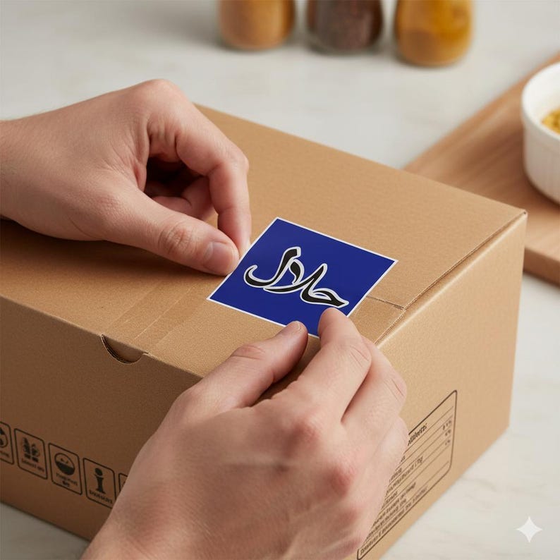 Halal Sticker SVG PNG | Islamic Halal Logo Design | Printable Label ...