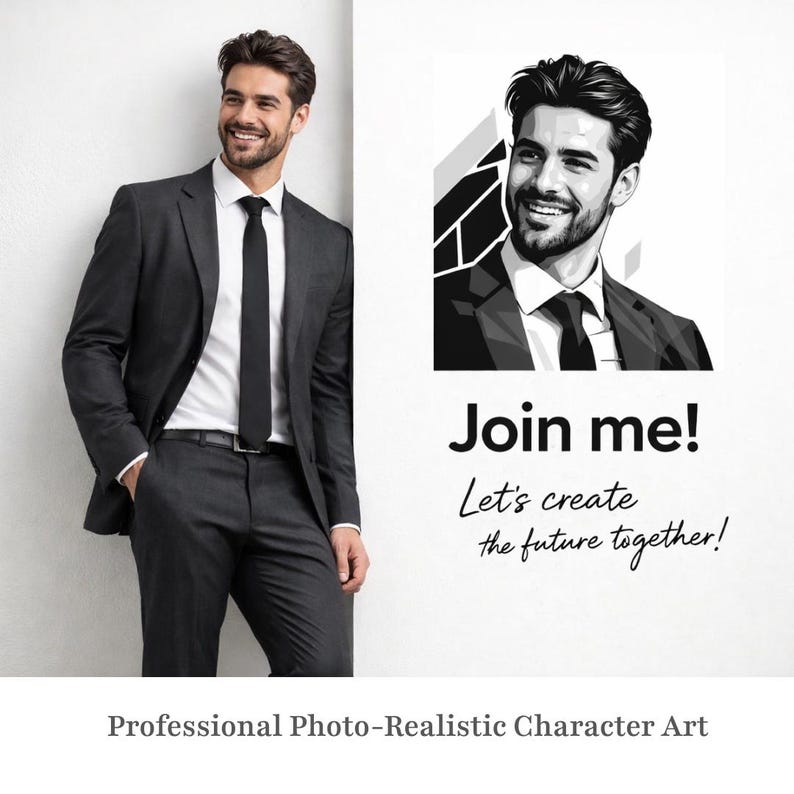 Realistic Full-body Studio Portrait | Professional Photo-realistic ...