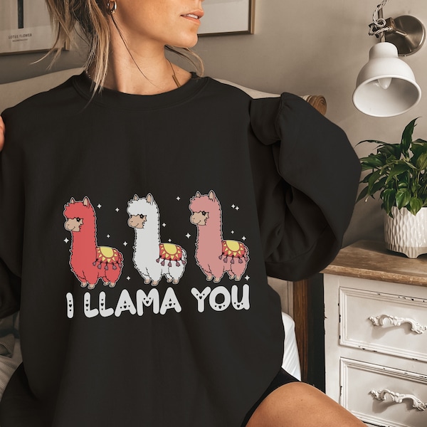 Llama Sweater - Etsy