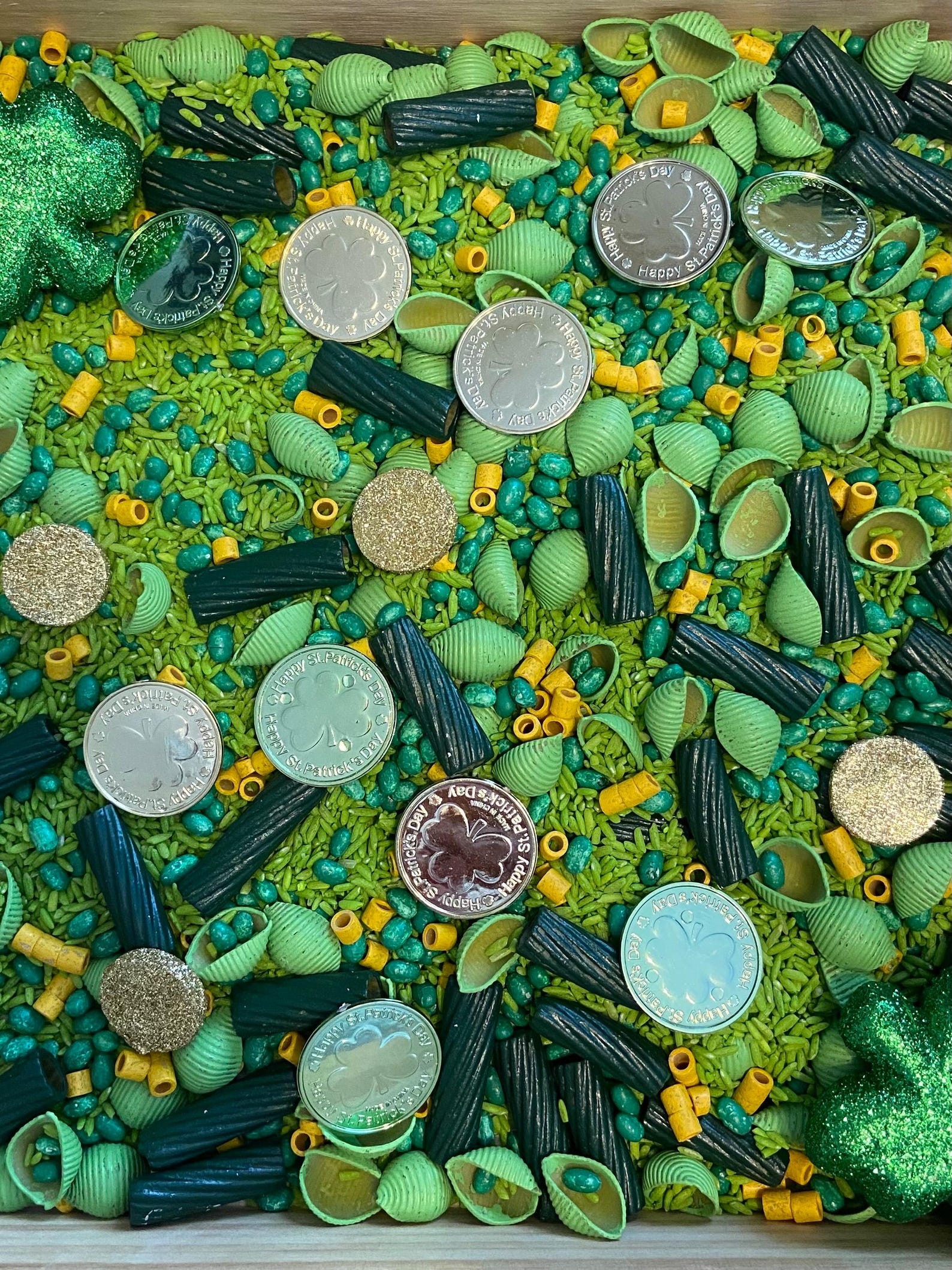 St. Patrick’s Day Sensory Bin Kit Patty’s Day Sensory Bin Sensory Play ...