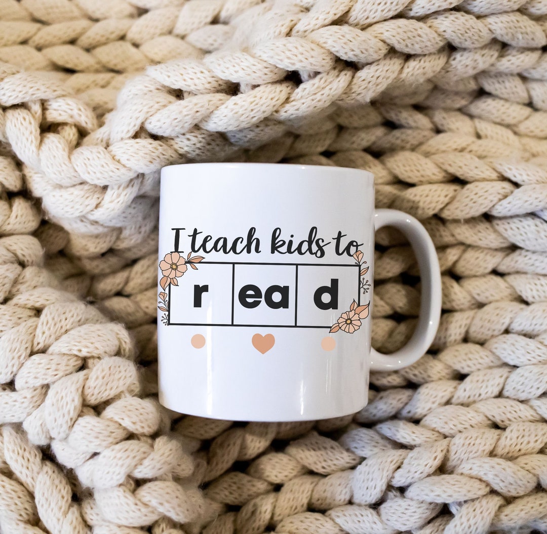 Reading Teacher Mug, Literacy Interventionist Gift, Reading Mug ...