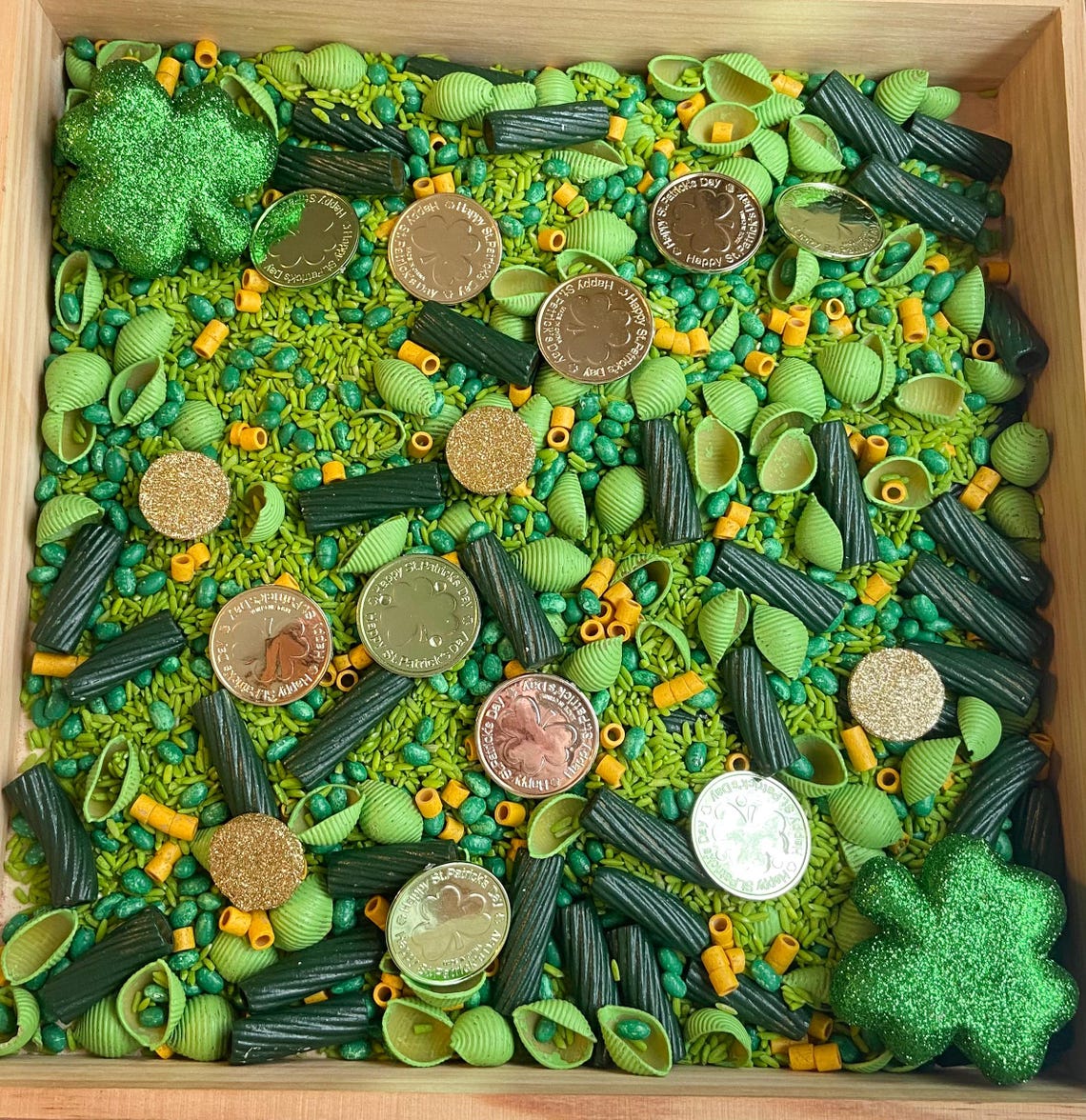 St. Patrick’s Day Sensory Bin Kit Patty’s Day Sensory Bin Sensory Play ...