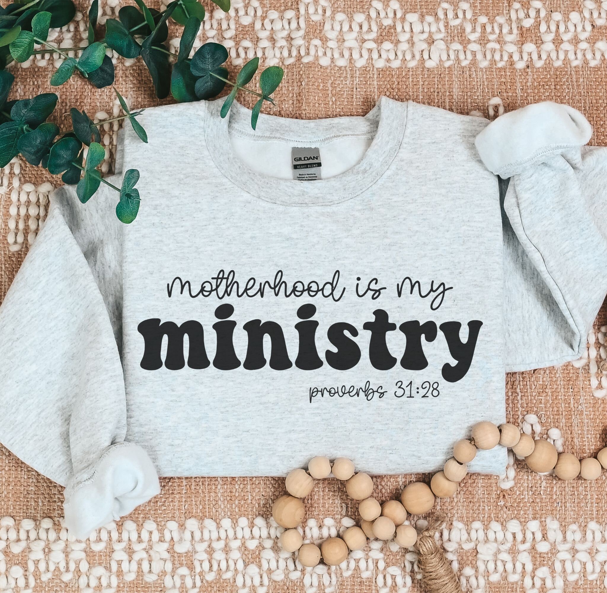 Motherhood is My Ministry Sweatshirt, Sweatshirt for Christian Mom ...