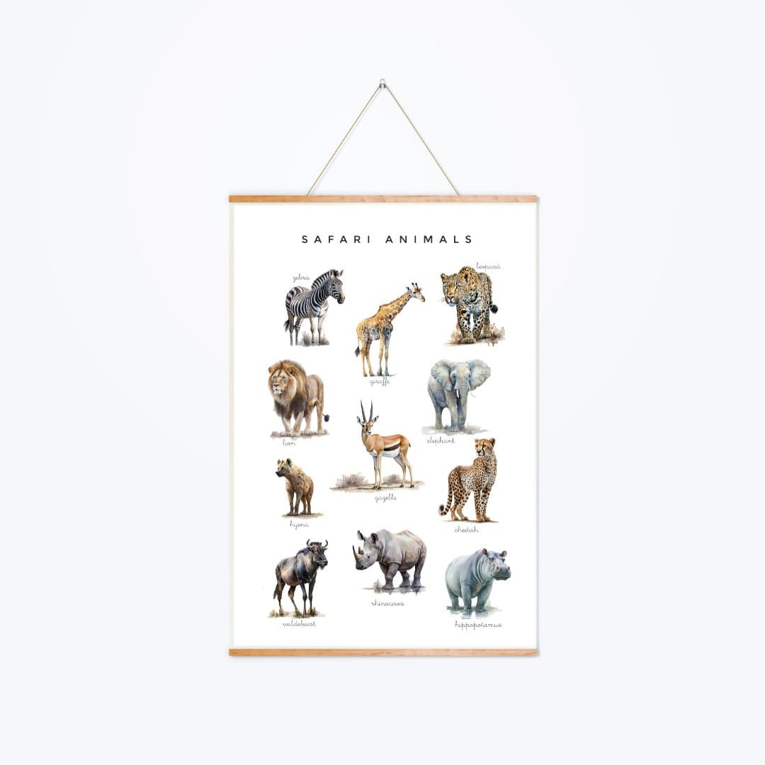 Printable Animal Educational Posters, Montessori Animal Posters ...