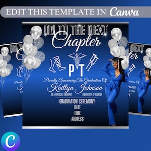 Doctor of Physical Therapy Graduation Invitation - Etsy